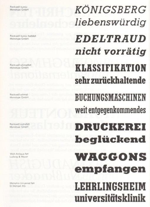 Schriften - Typografie-Bücher, Zeitschriften, Schriftmuster ...