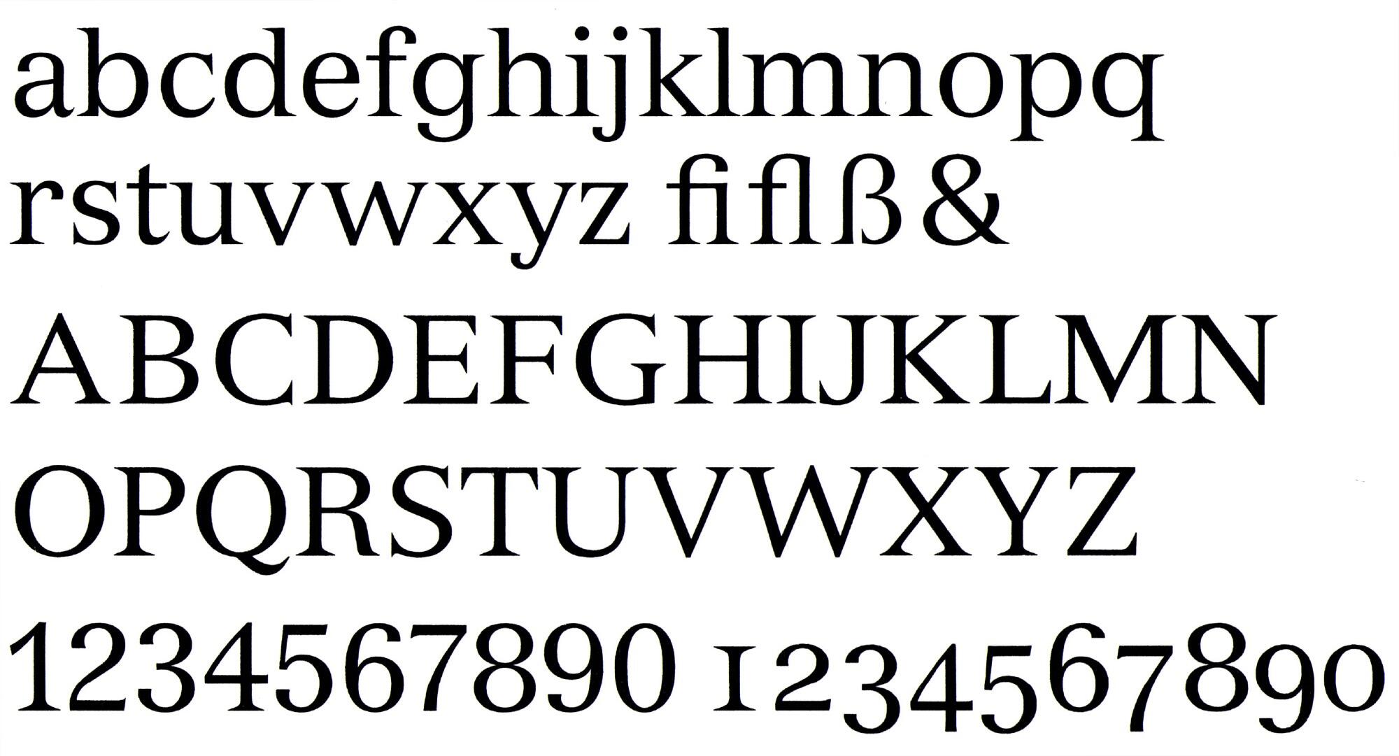 Versailles - Font-Wiki - Typografie.info